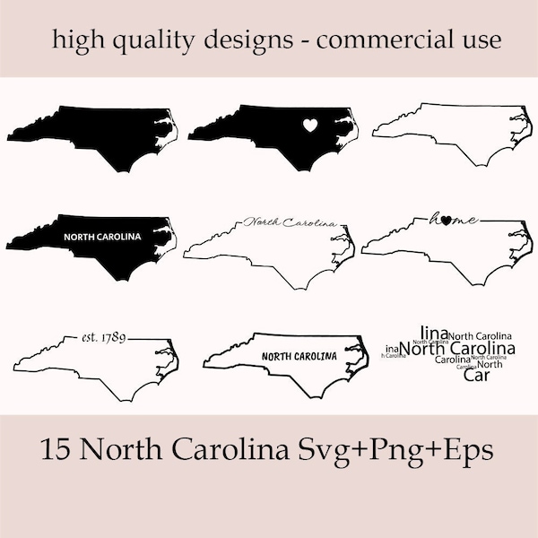 Nc State Svg - Etsy