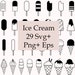 Ice Cream Svg Bundle, Popsicle Svg,dessert Png,cut File,summer Svg ...