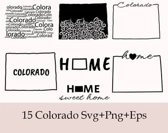 Colorado State Map Outline - Etsy
