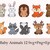 Woodland Animals Svg, Baby Animals Svg Clipart, Cute Baby Forest ...