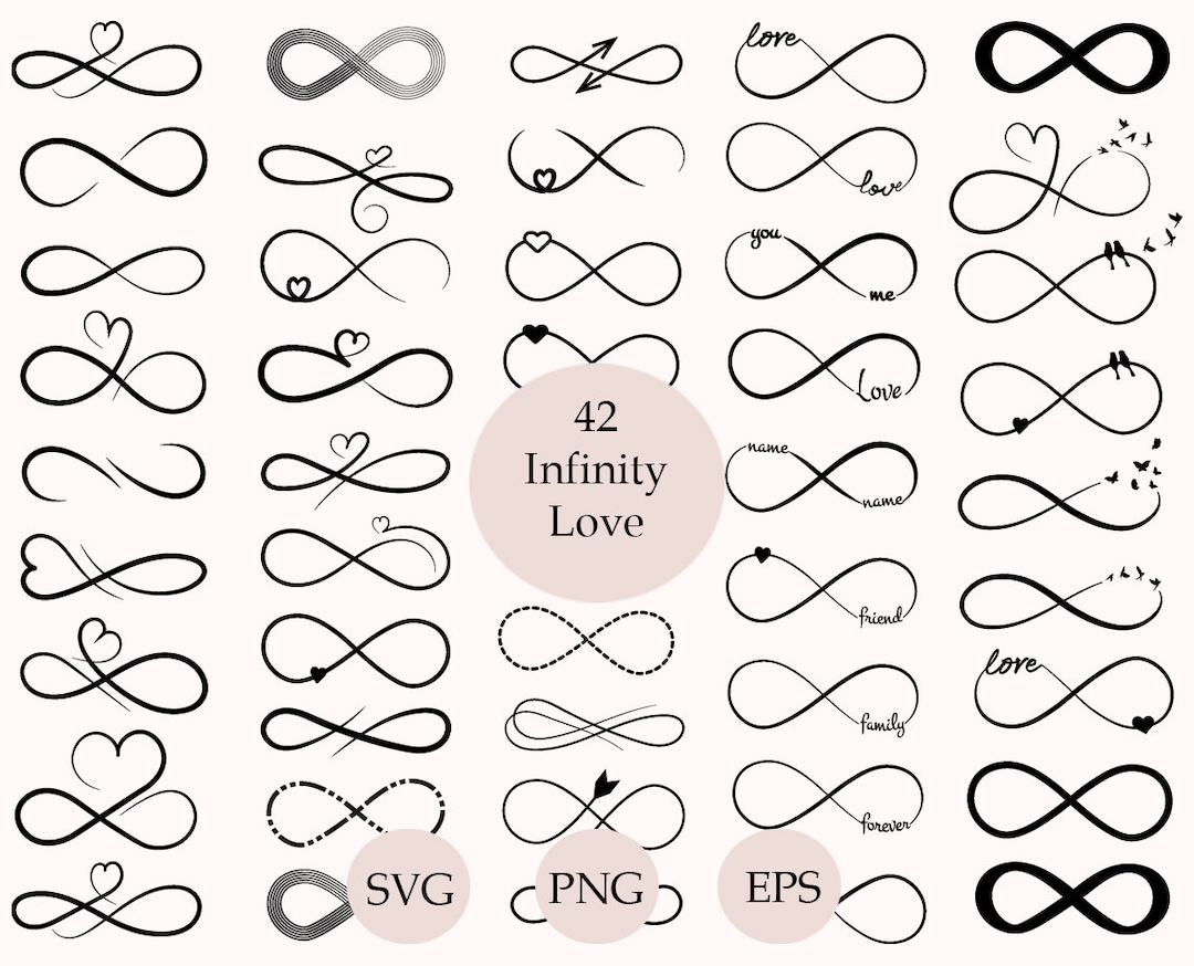 Infinity Svg, Infinity Love Svg Bundle, Forever Infinity Svg, Infinity ...