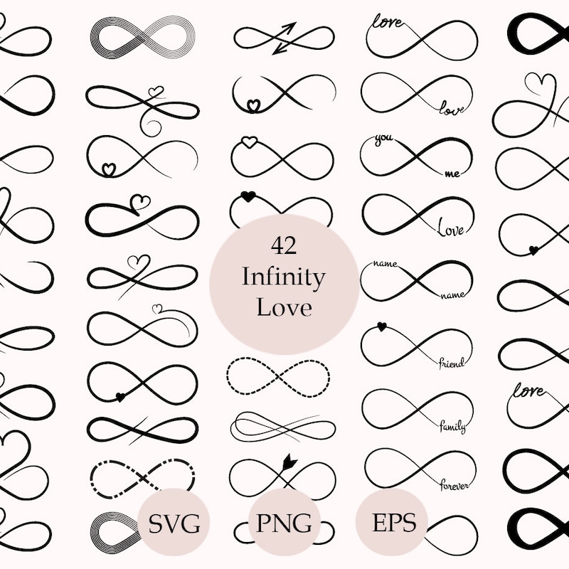 Infinity Svg - Etsy