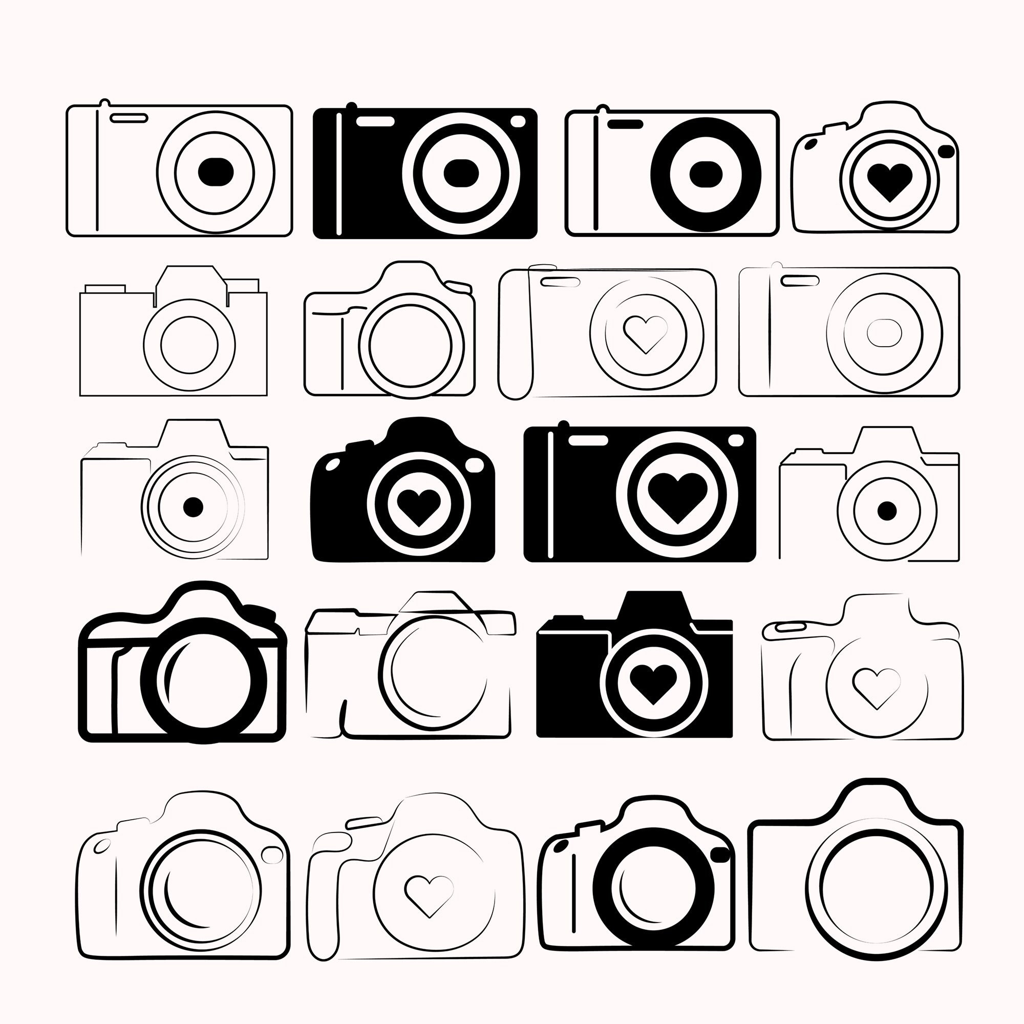 Camera Svg,camera Bundle Svg,photography Svg,camera Cut File,easy Cut ...