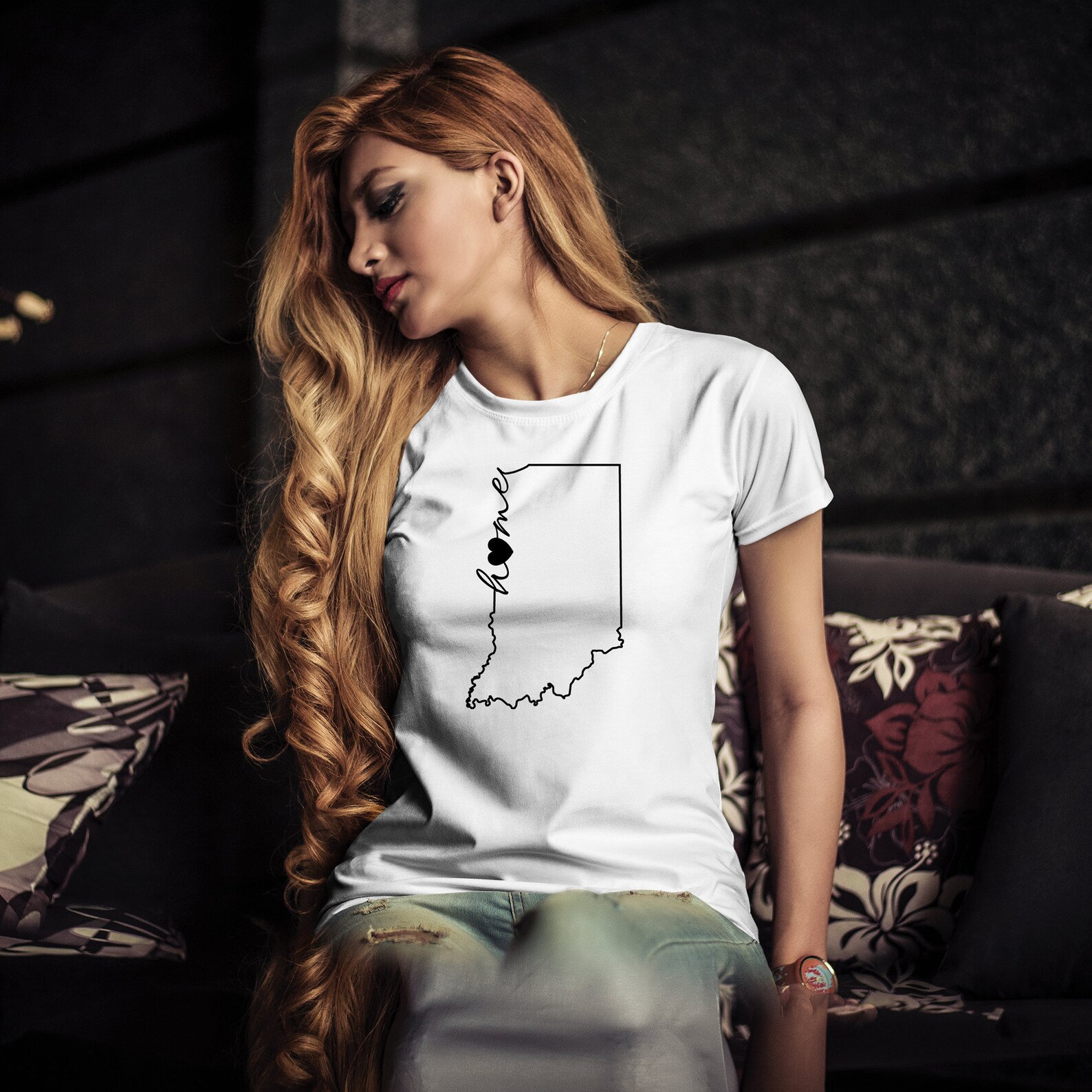 Indiana SVG Bundle, Indiana Map State Svg, Indiana Floral Cut Files for ...