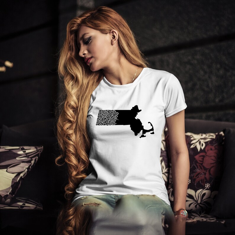 Massachusetts SVG Bundle Silhouette Massachusetts State - Etsy