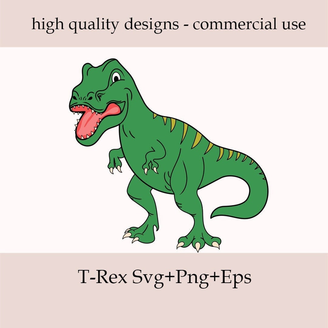 T-rex Svg, Dinosaur SVG, Trex Png, T Rex Clipart, Dino Svg, Digital ...