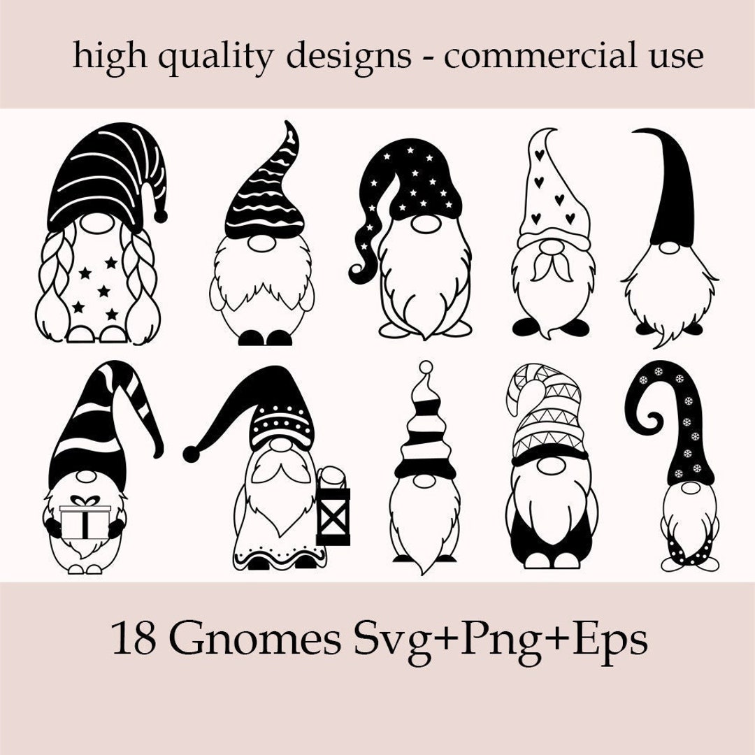 Gnome SVG Bundle, Gnomes Svg, Christmas Gnome Bundle, Gnomies ...
