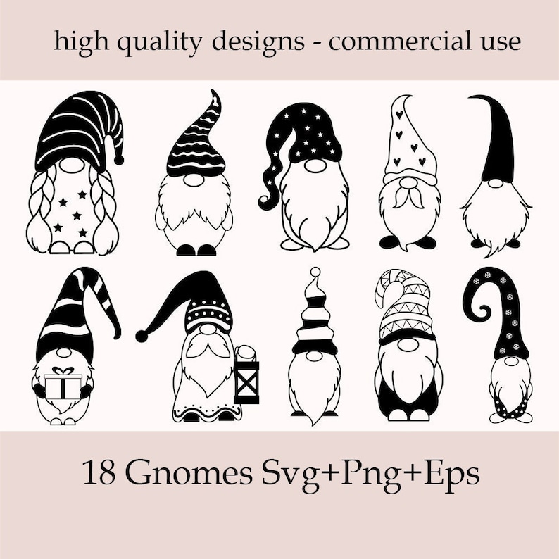 Gnome SVG Bundle Gnomes Svg Christmas Gnome Bundle Gnomies - Etsy