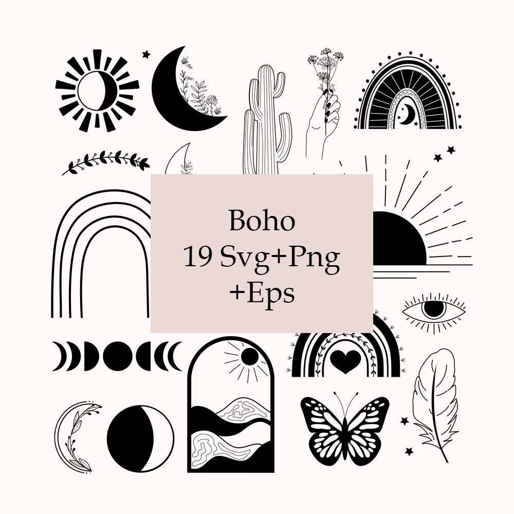Boho Svg Free – Bohemian Svg Free – DYKOT