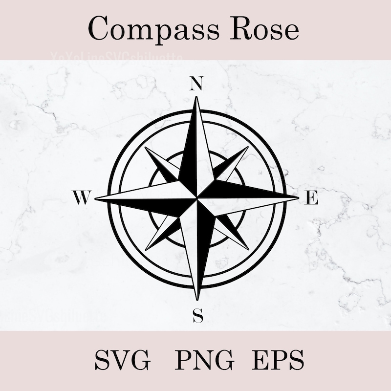 Compass Svg - Etsy