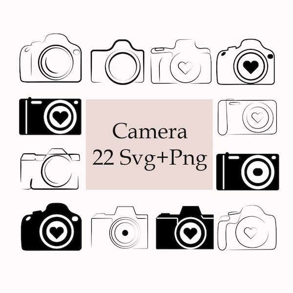 Camera Svg - Etsy