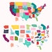 United States Map Svg, All 50 States Outline, USA Map Png, USA Country ...