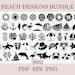 Beach Svg Bundle, Summer Svg, Beach Clipart, Palm Tree Svg, Summer ...