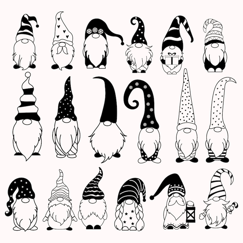 Gnome SVG Bundle Gnomes Svg Christmas Gnome Bundle Gnomies - Etsy