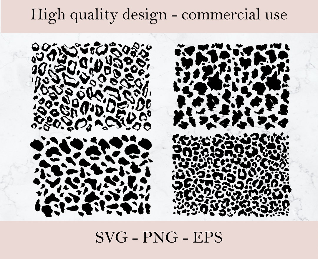 Leopard Pattern Svg Bundle, Leopard Print Svg ,animal Print Svg ...