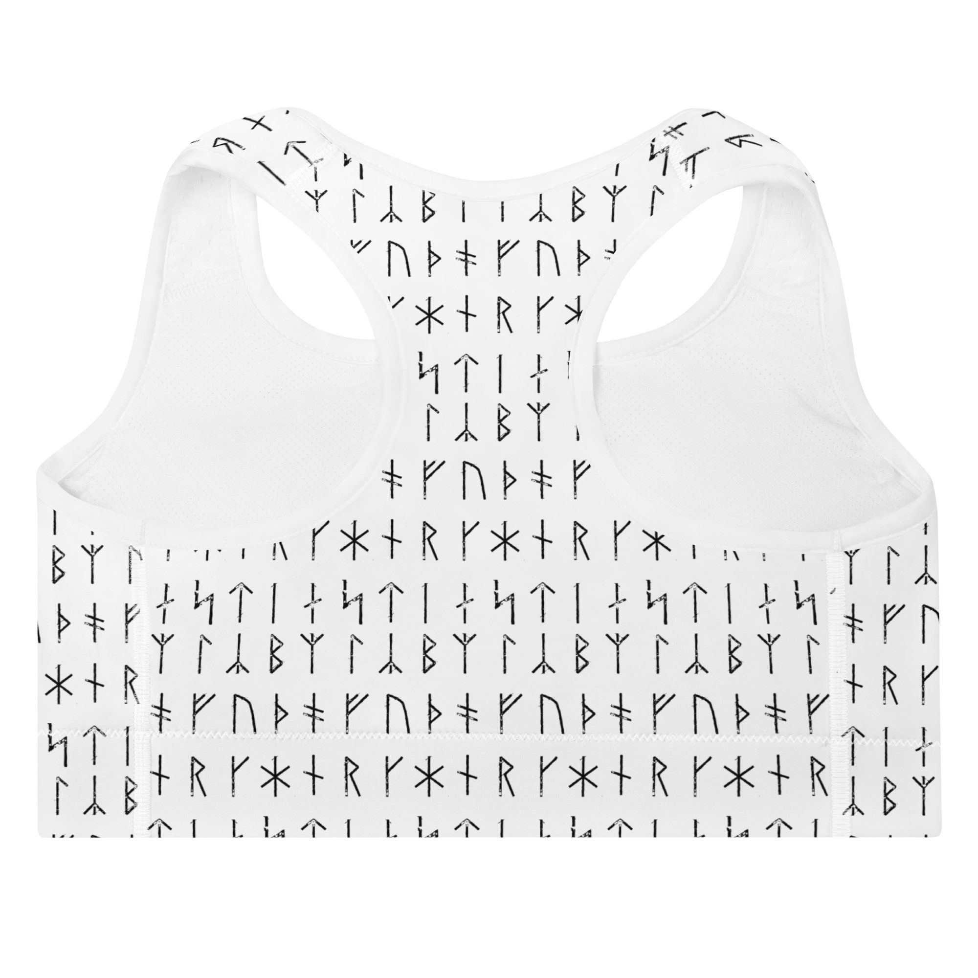 Futhark Viking Rune Sports Bra, Norse Clothing Activewear for Women ...