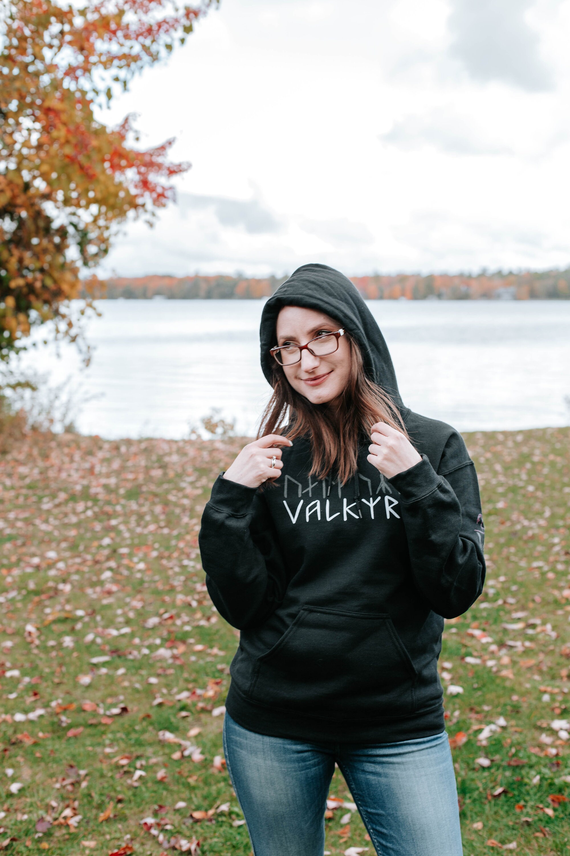 Valkyrie Viking Hoodie Futhark Viking Gifts Norse Mythology | Etsy