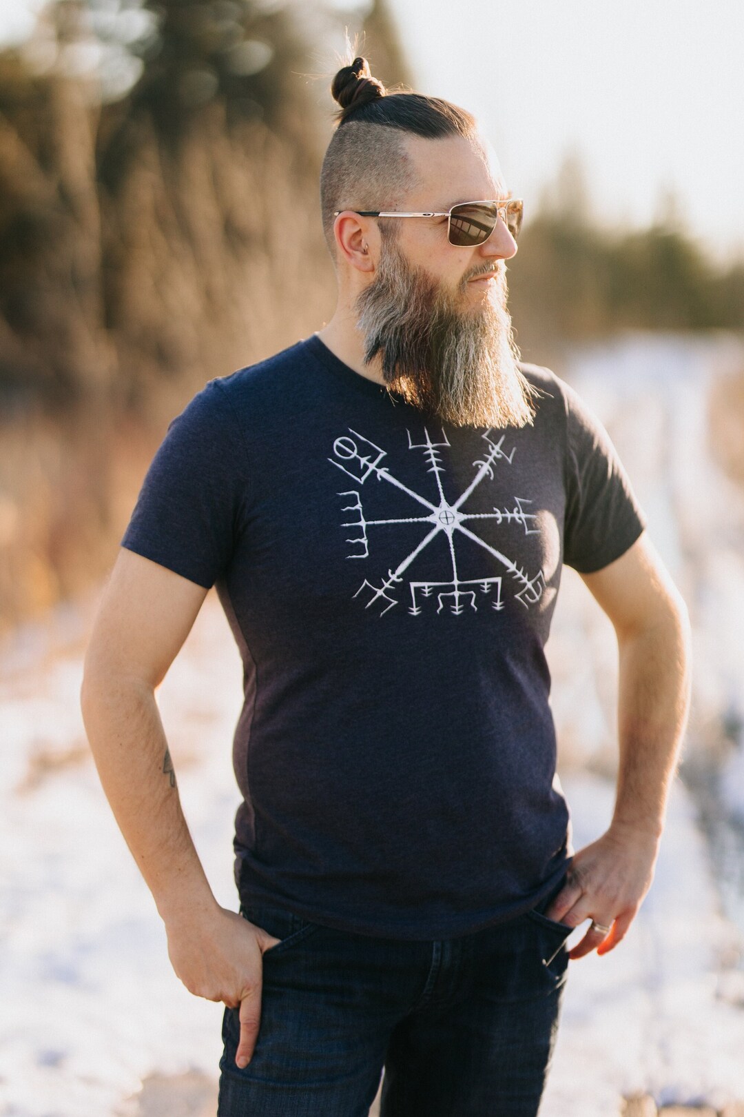 Vegvisir Viking T Shirt, Norse Pagan Shirt, Viking Gifts for Men ...
