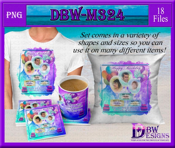 Birthday in Heaven Balloons Sent to Heaven Memorial Design - Etsy