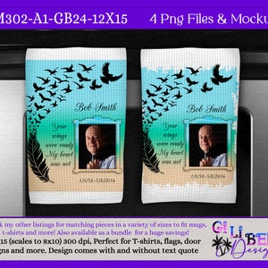 Wings Were Ready Memorial Digital Design RIP, Tribute, Feather Birds ...