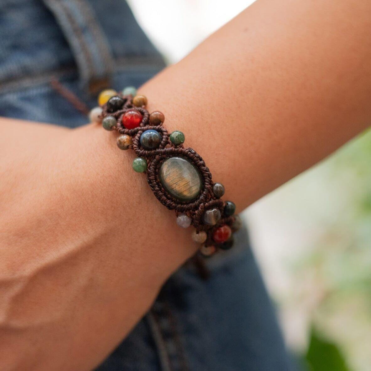 Mystic Cove - Nature-inspired Macrame Bracelet - Handmade by Native ...