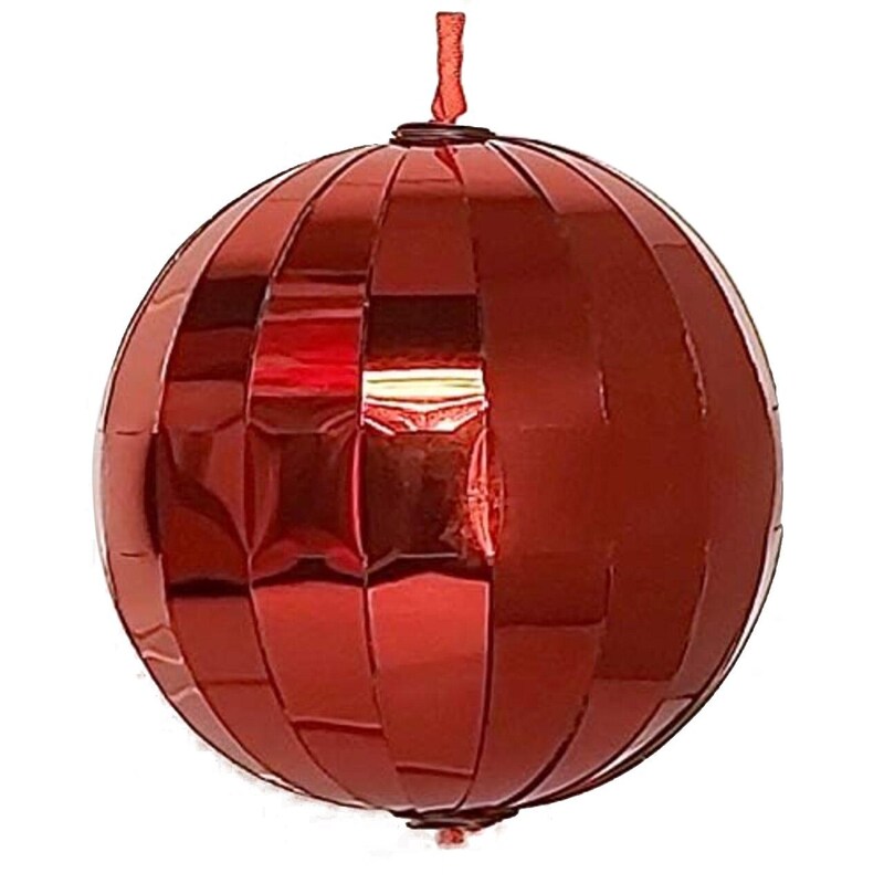 Red Ball Ornament - Etsy