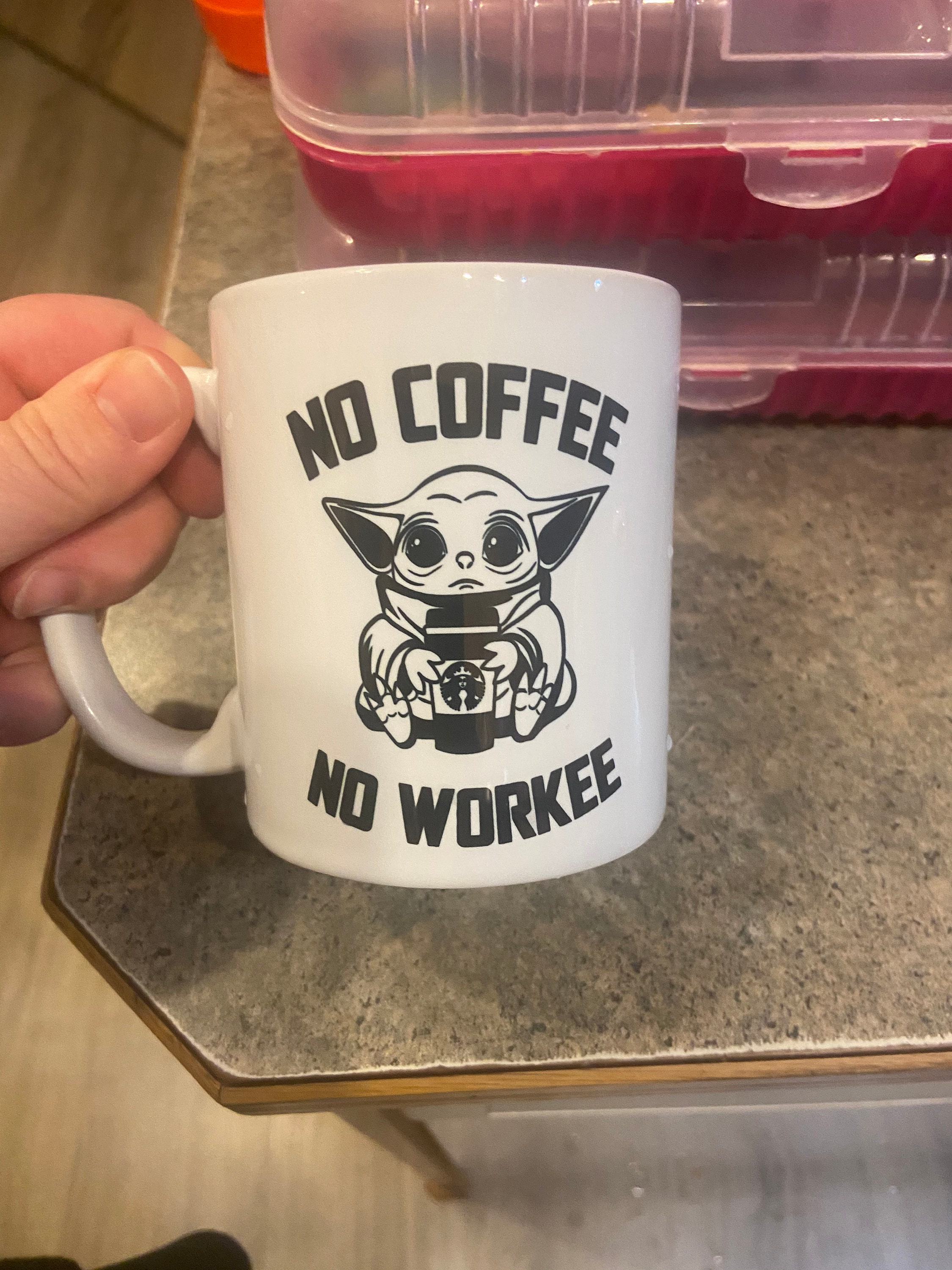 No Coffee No Workee Mug