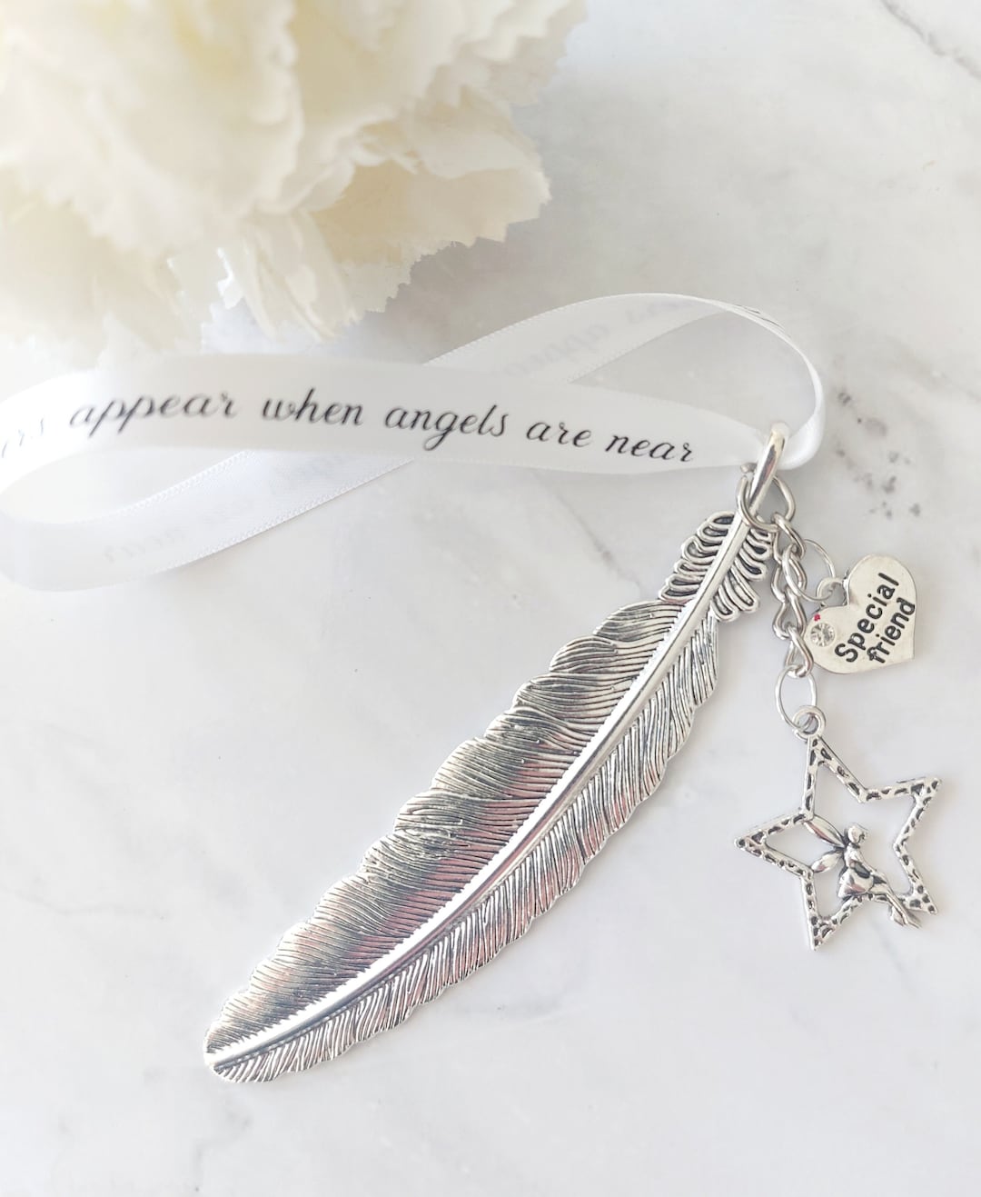 Feather, Fairy, in Loving Memory, Memorial Gift, Dad, Mum , Daughter ...