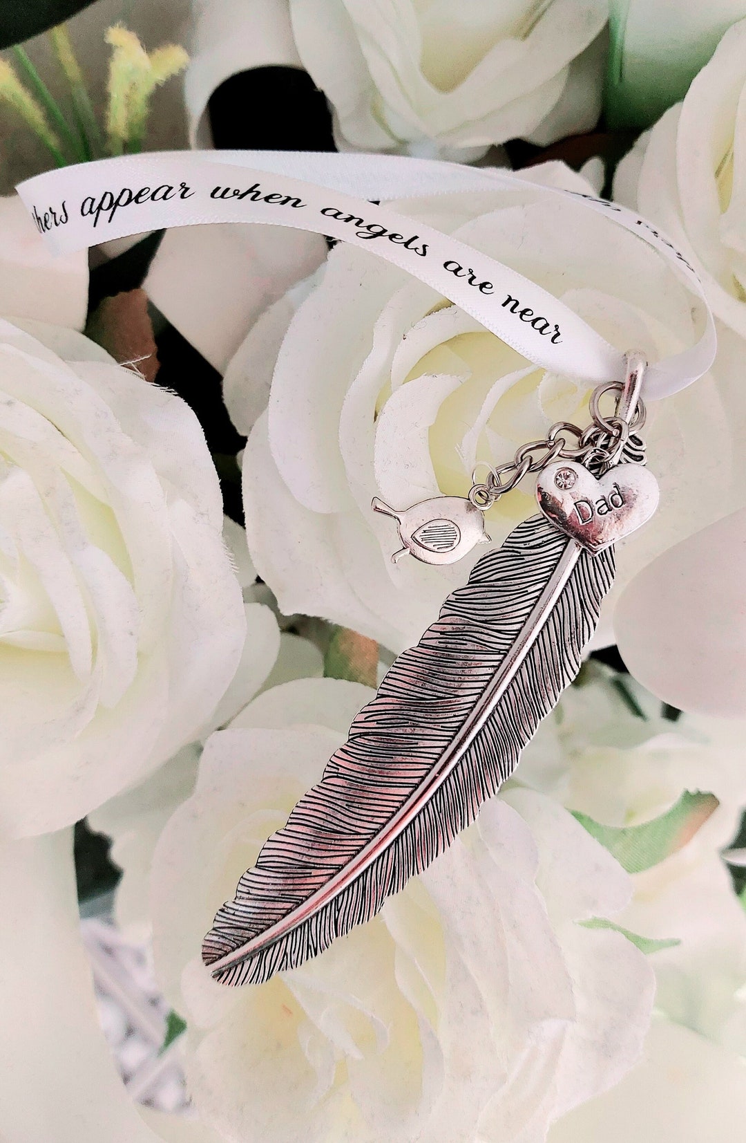 Feather, Robin, in Loving Memory Memorial Gift, Dad, Mum , Grandad ...