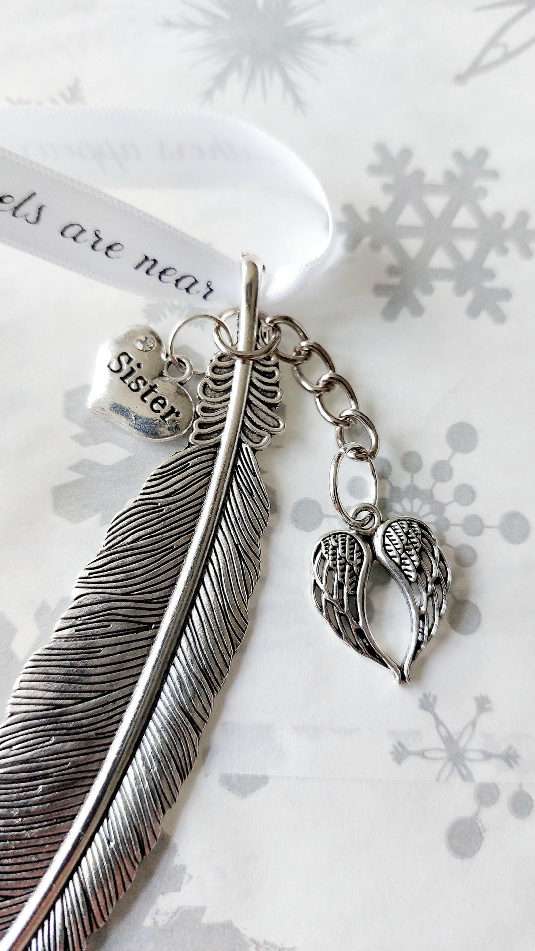 Sympathy Memorial Gift, in Loving Memory, Feather Gift, Dad Memory ...