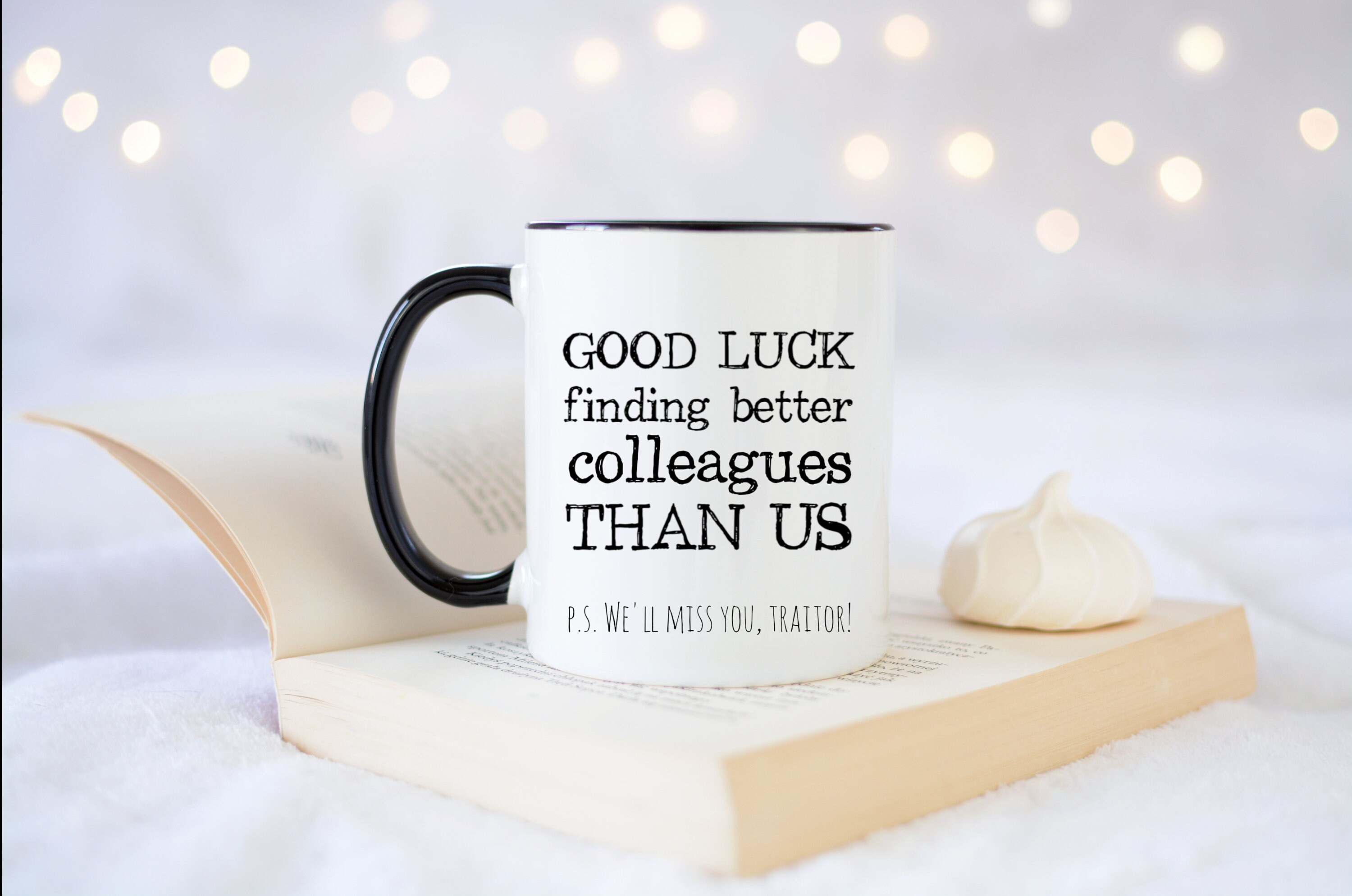 Good luck finding better colleagues mug. Coworker appreciation | Etsy