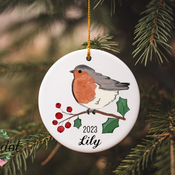 Robin Ornament - Etsy