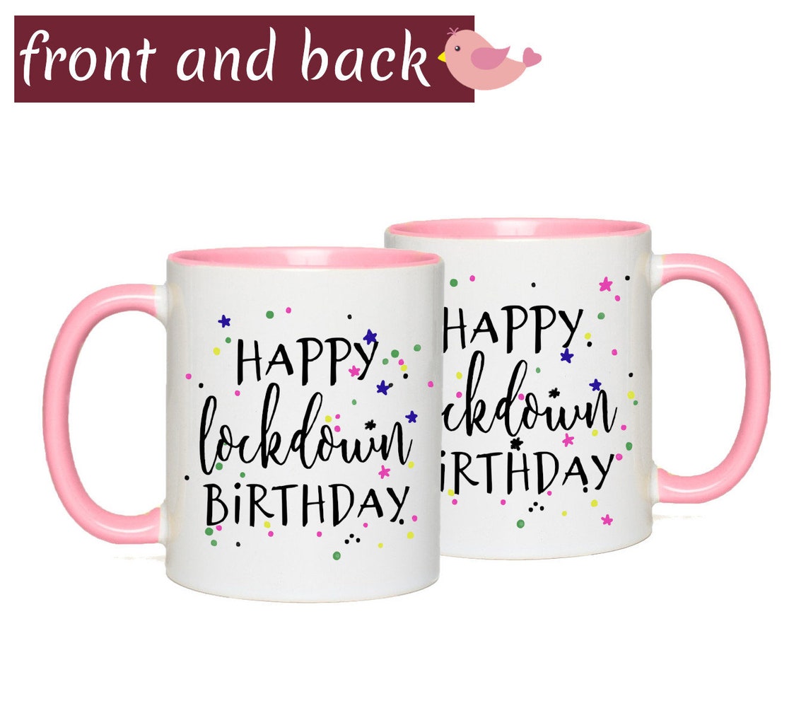 Happy Lockdown Birthday Mug Social Distance Mug Happy - Etsy