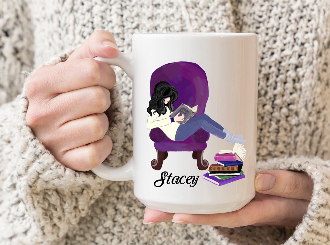 Custom Reader Mug, Book Club Gift, Just One More Chapter Mug ...