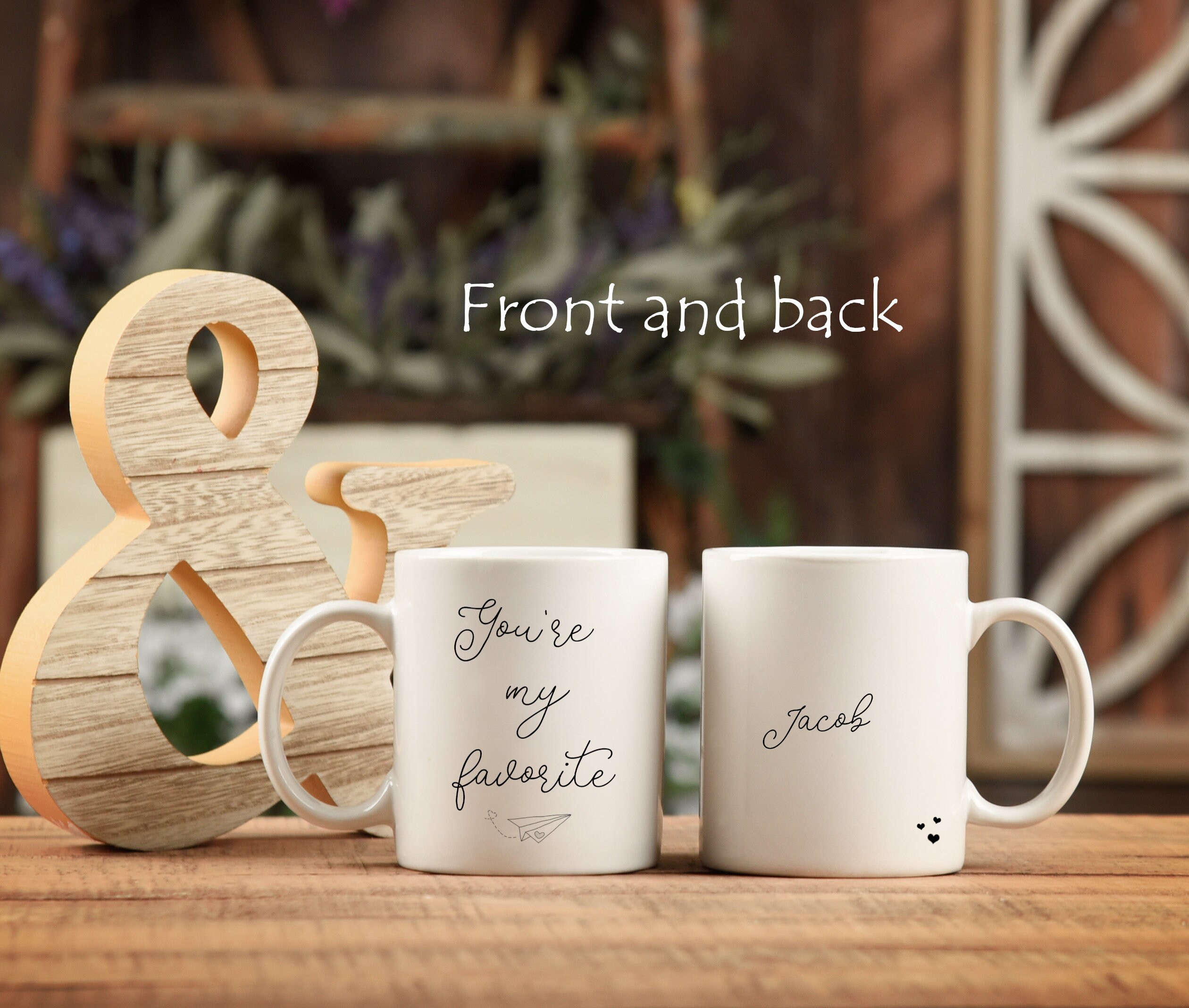 Custom You Are My Favorite Mug. Anniversary Gift Idea. | Etsy