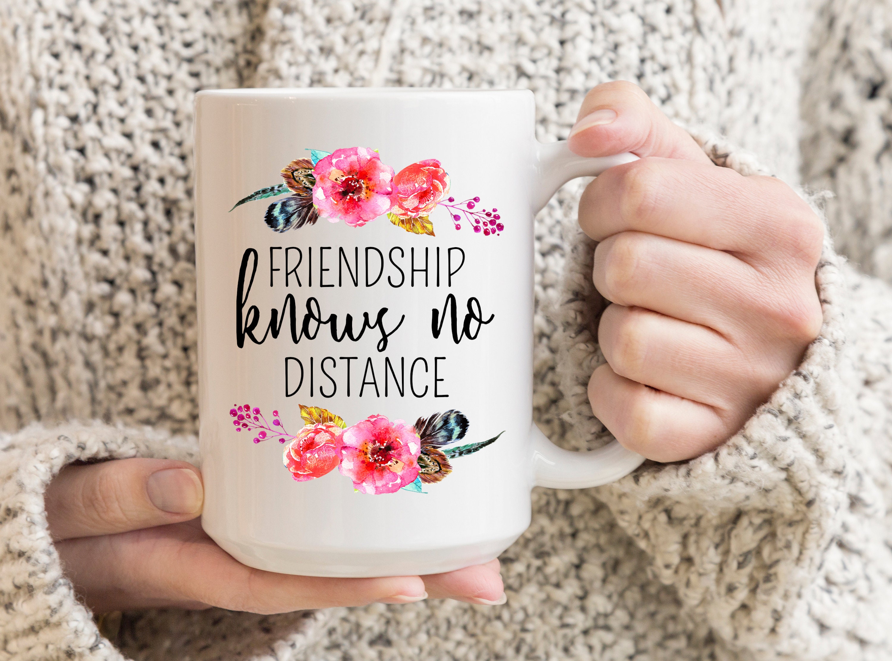 Custom friendship mug pick your hair color etc friendship | Etsy