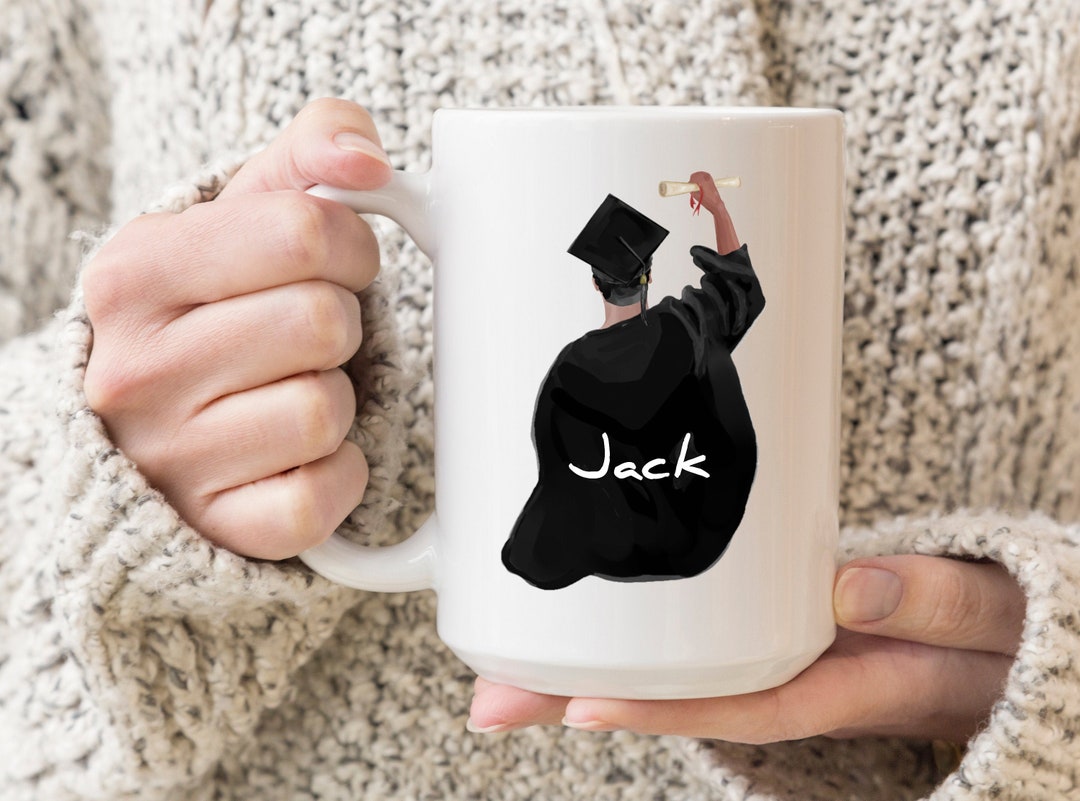 Custom Graduation Mug for Him, Custom Graduation Gift, College ...