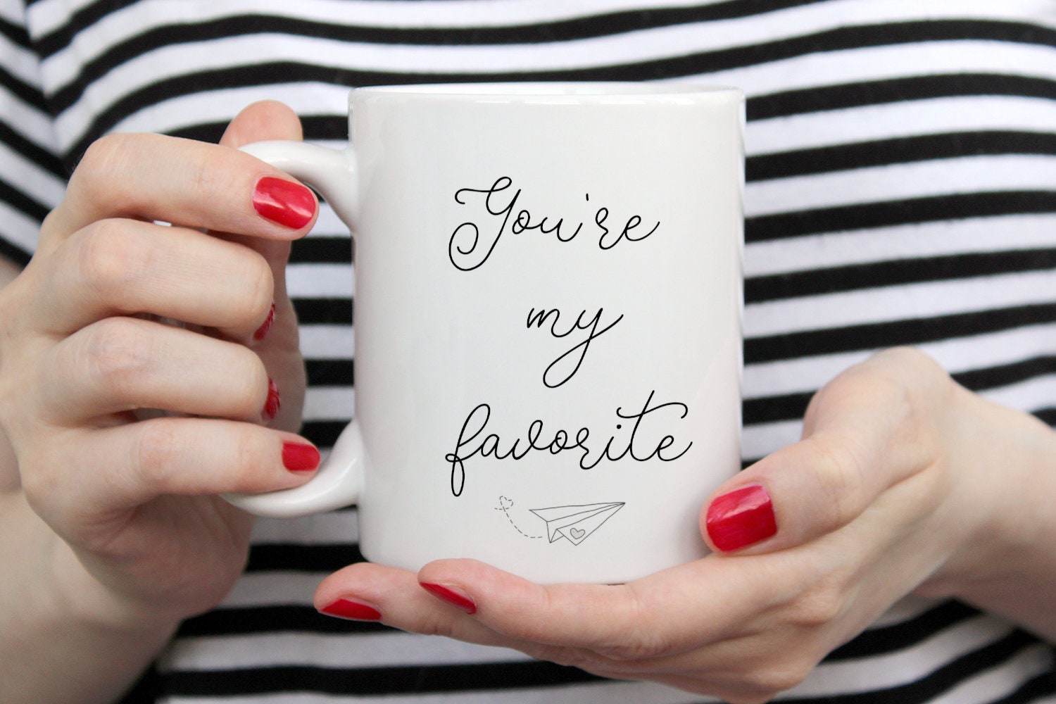 Custom You Are My Favorite Mug. Anniversary Gift Idea. | Etsy