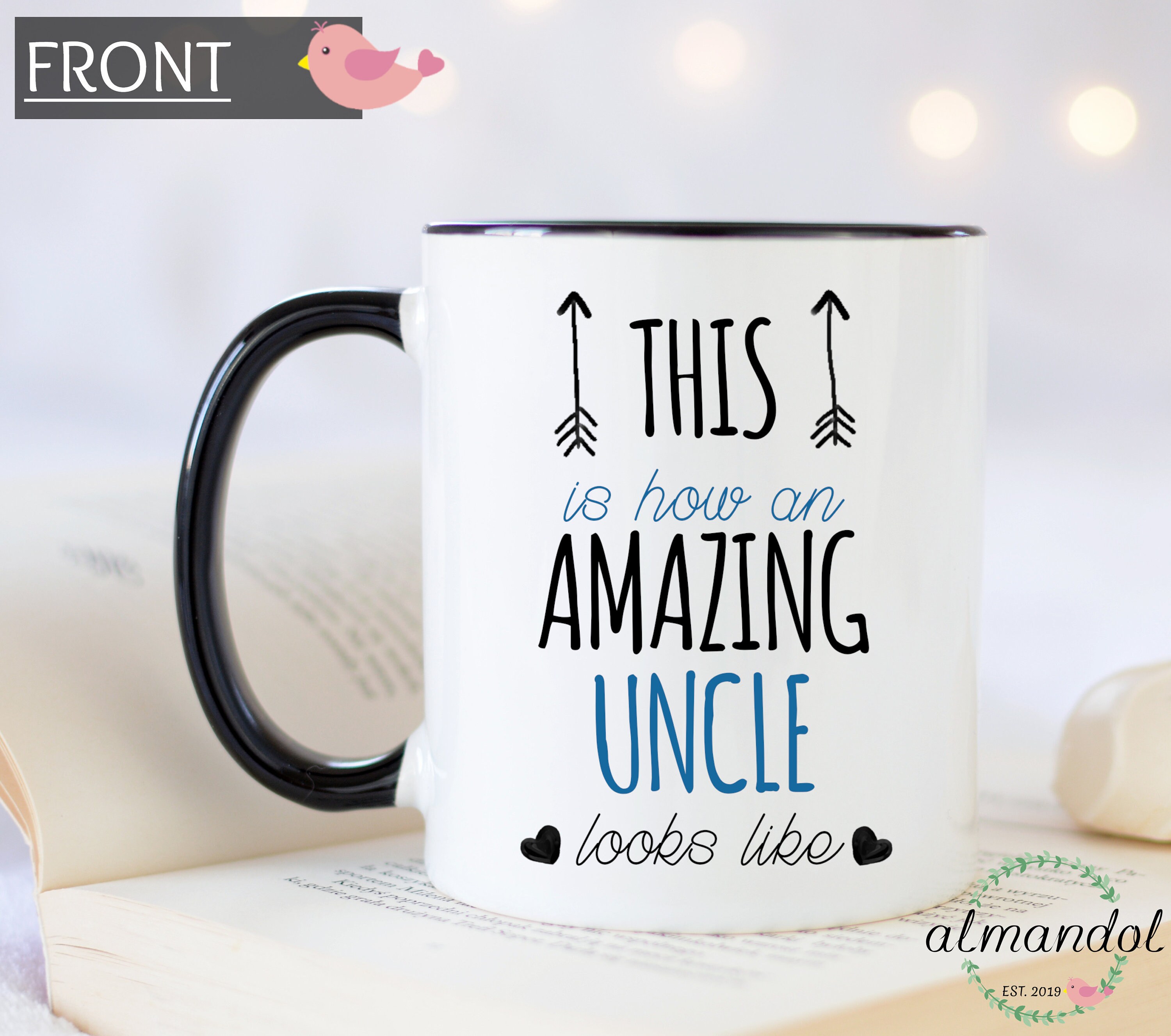 This is How an Amazing Uncle Looks Like Mug, Funny Uncle Gift, Uncle ...