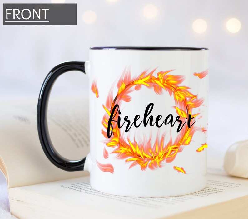 Fireheart Throne of Glass Mug fandom gift bookish mug | Etsy