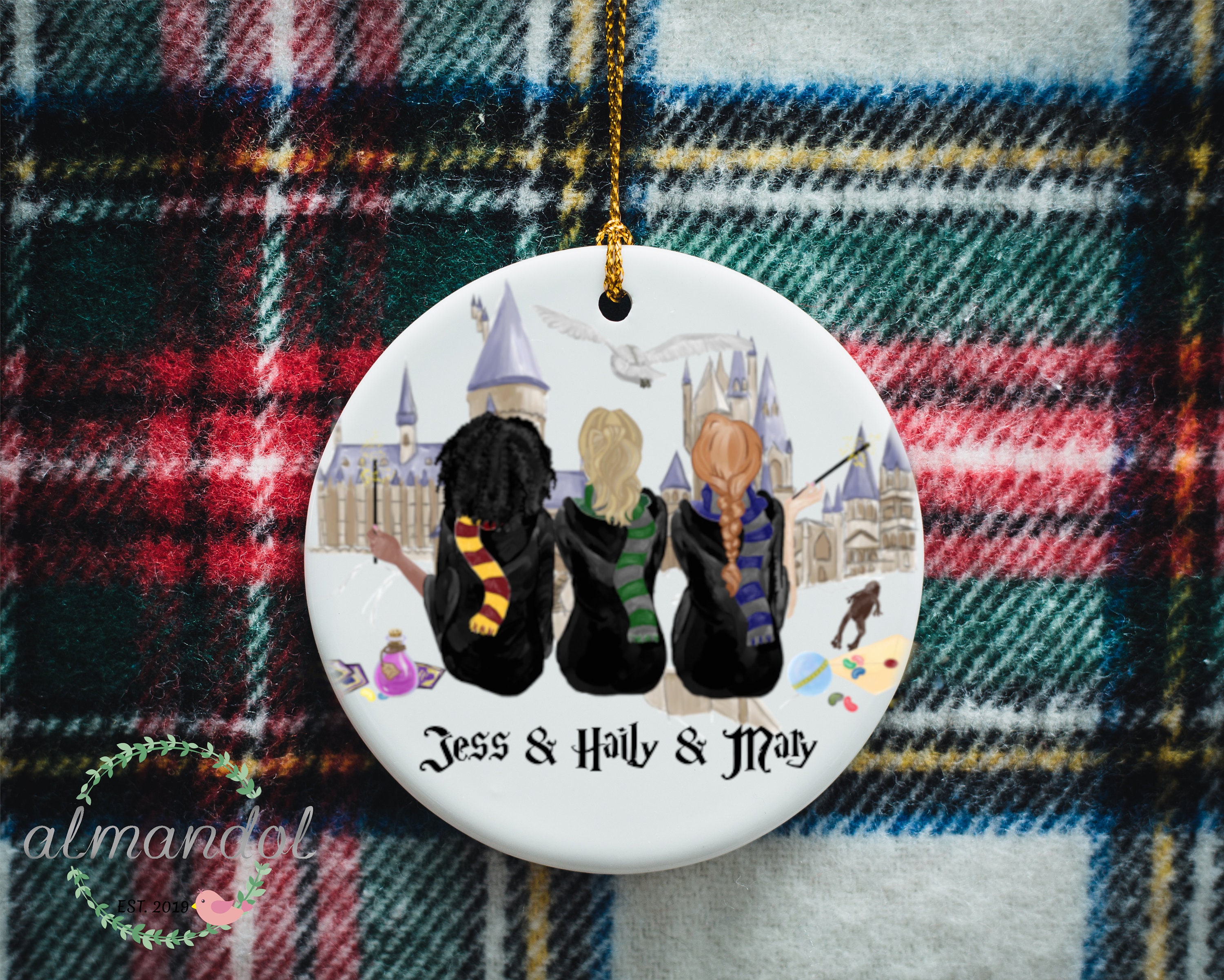 Custom Witches Ornament Personalized Christmas Gift for - Etsy