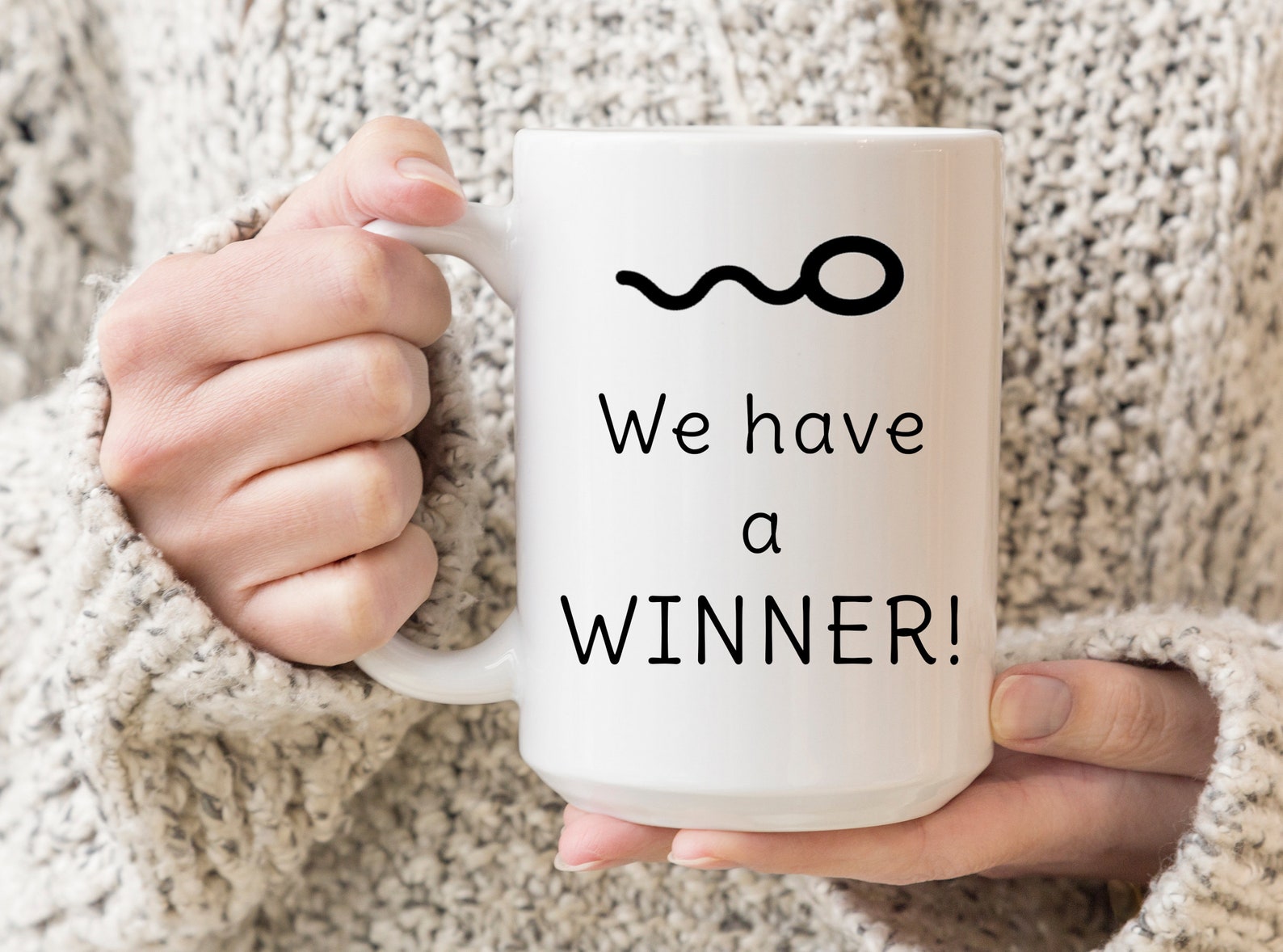 We Have A Winner Mug Funny Pregnancy Announcement Mug Baby - Etsy
