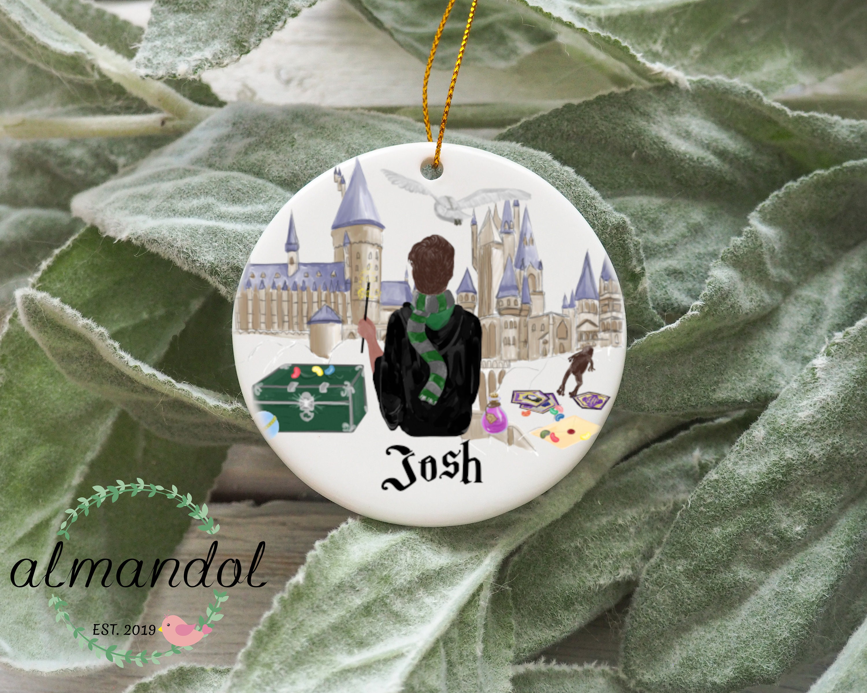 Custom Wizard Ornament Personalized Christmas Gift for Him - Etsy