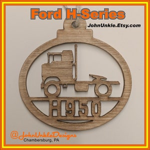 1961 1966 Ford H950 H-series Cab Over COE Truck Laser Cut Wood Ornament ...
