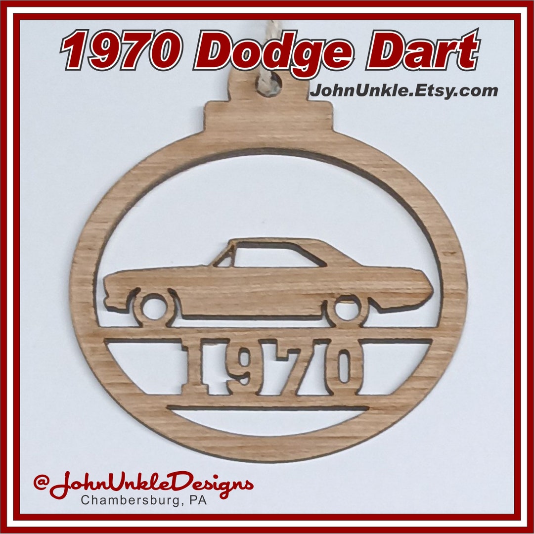 1970 Dodge Dart Plymouth Scamp Laser Cut Wood Ornament - Etsy