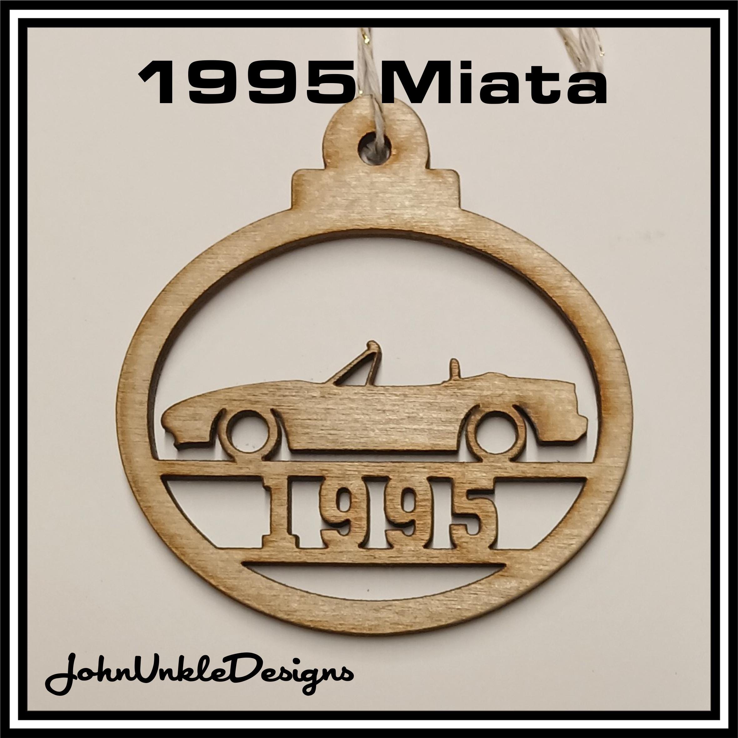 1995 Mazda Miata MX5 Laser Cut Wood Ornament - Etsy