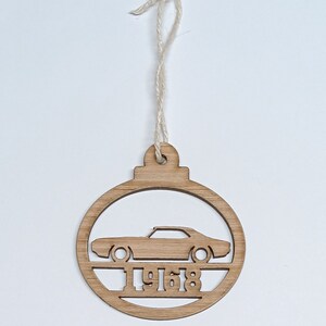 1968 Pontiac Firebird Trans Am Car Wood Ornament - Etsy