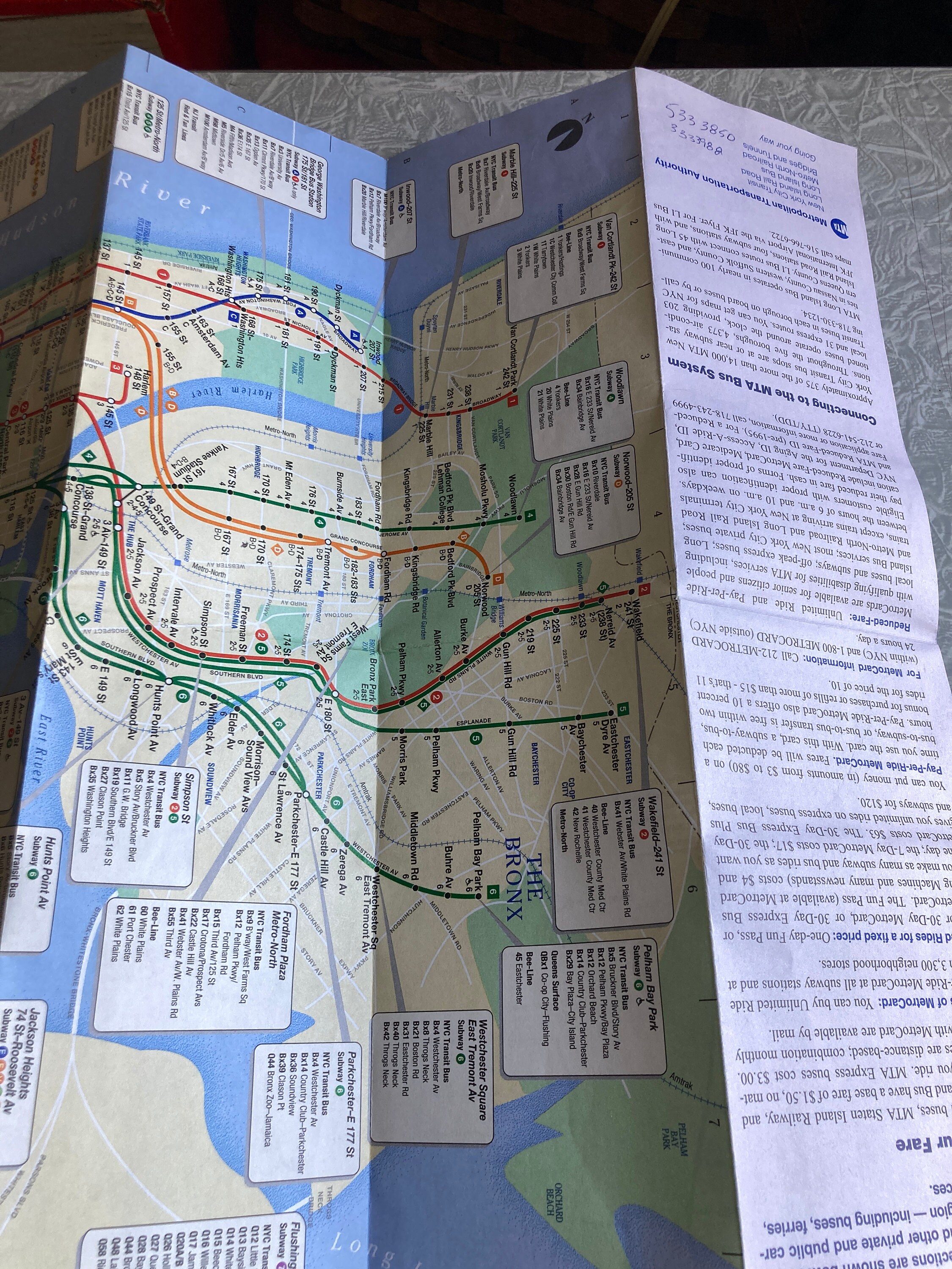 MTA Vintage Map, New York City Subway Map, MTA Railroad Map, MTA ...