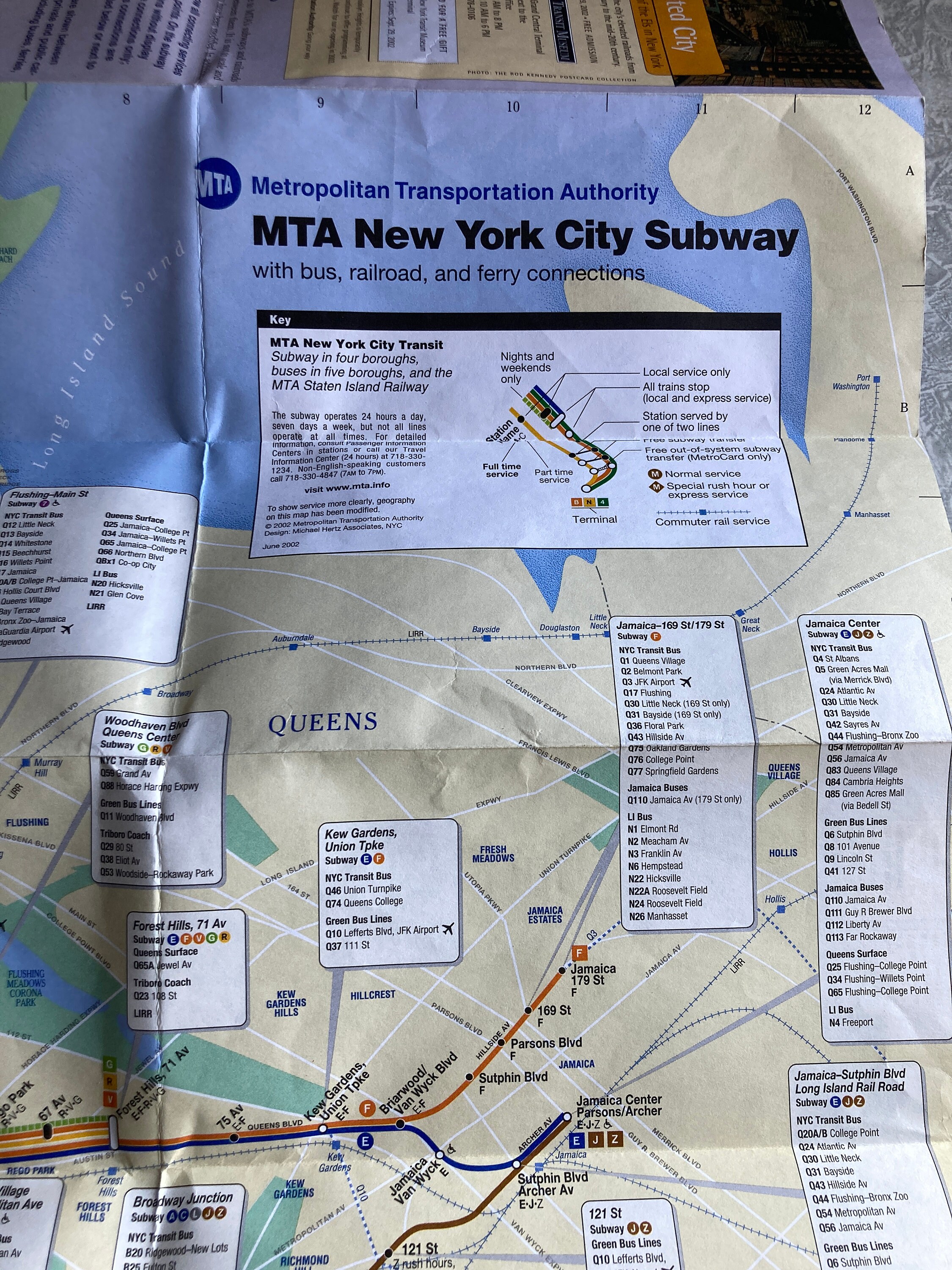 MTA Vintage Map, New York City Subway Map, MTA Railroad Map, MTA ...