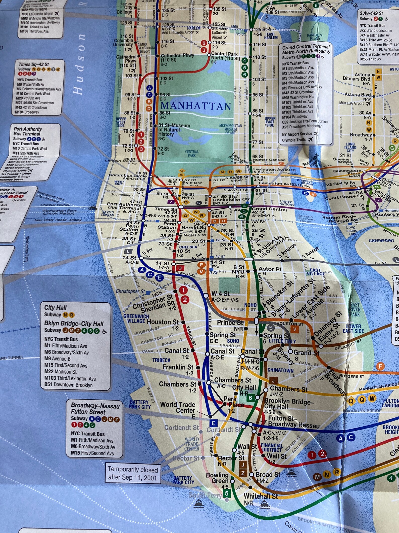 MTA Vintage Map, New York City Subway Map, MTA Railroad Map, MTA ...